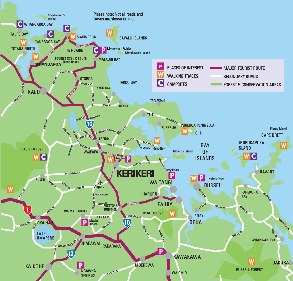 Map - Kerikeri Vistor Guide