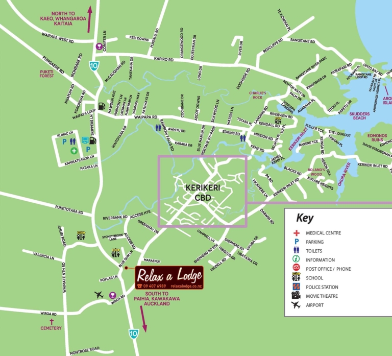 Map - Kerikeri Vistor Guide